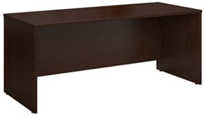 bush business furniture desk, 72w x 30d, mocha cherry