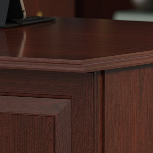 Bush Furniture Saratoga L Shaped Computer Desk in Harvest Cherry