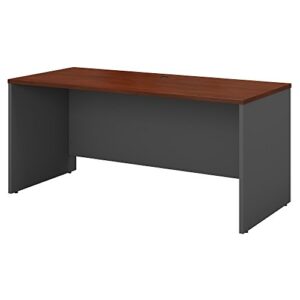 bush business furniture series c 60w x 24d credenza desk in hansen cherry