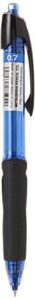 uni power tank ballpoint pen - 0.7 mm - blue body - blue ink