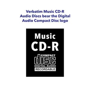 Verbatim Music CD-R 80 Minute 700 MB Blank Recordable Audio Discs 25pk Spindle