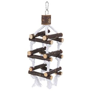 trixie 5886 natural living tower with ropes 34 cm