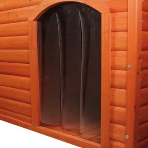 TRIXIE Natura Vinyl Dog Door Flap, Fits 15 x 21.7-in Dog House Opening, Replacement Doggie Door Flap, Clear Plastic