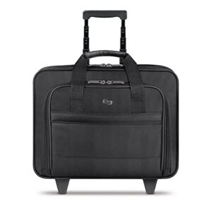 solo carnegie rolling laptop bag, black