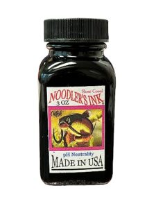 noodler's ink fountain pen bottled ink, 3oz, rose coral (previously - shahs rose)