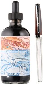 noodlers ink 4.5 oz polar black w/eye dropper