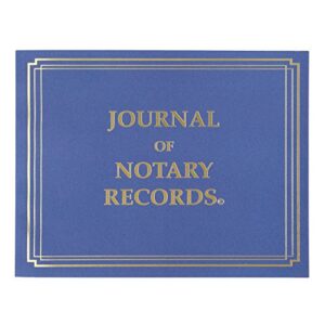 stampxpress premium notary journal, softcover, 140 pages with 600 entries, all states (nj)