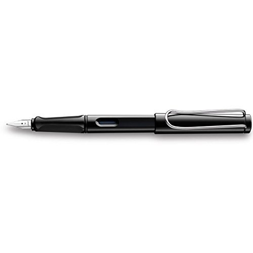 Lamy Safari Fountain Pen Shiny Black Fine