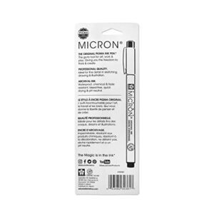 Sakura 30381 Pigma Micron Blister Card 03 Ink Pen, 0.35-mm, Black