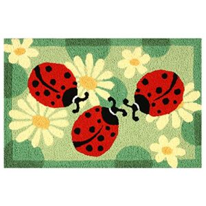 Jellybean Ladybugs Indoor Outdoor Accent Rug