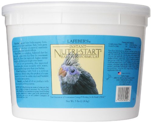 Lafeber'S Nutri-Start Hand Feeding Formula For Baby Birds 5-Pound Bucket