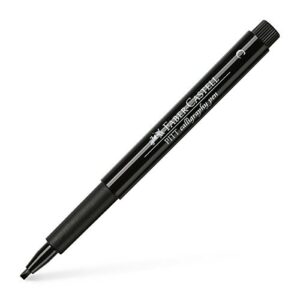 faber-castell pitt chisel nib calligraphy pens black 2.5 mm