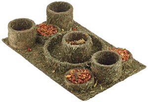 rosewood naturals hide ‘n’ treat maze, rabbit treats & small animal treats, 28cm x 18cm