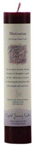 crystal journey candle pillar motivation, 1 ea