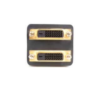 StarTech.com 1ft DVI Splitter Cable - M / F - DVI-D to 2x DVI-D Dual Video Splitter for Your Split Screen Computer Monitor (DVISPL1DD), Black