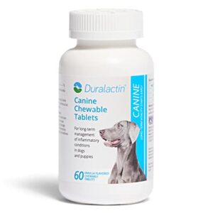 veterinary products laboratories duralactin canine, 60 chewable tablets