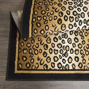 Home Dynamix Zone Daliah Area Rug 7'8"x10'7", Graphic/Print Ebony