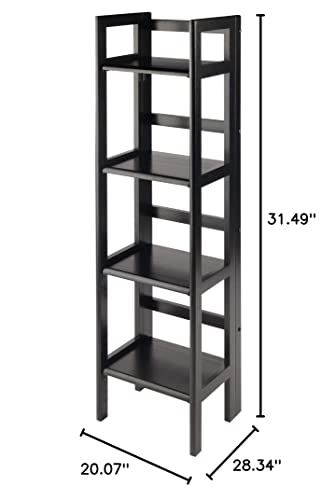 Winsome Wood Terry Shelving, Black