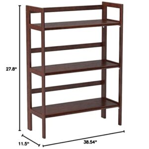 Winsome Wood Terry Shelving, Walnut, 3