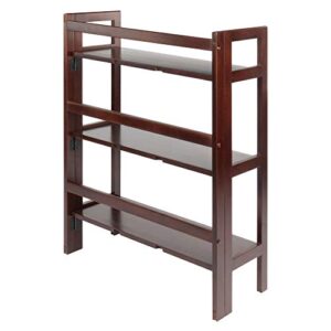 Winsome Wood Terry Shelving, Walnut, 3