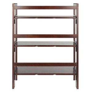 Winsome Wood Terry Shelving, Walnut, 3