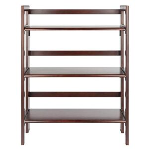 Winsome Wood Terry Shelving, Walnut, 3