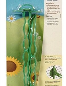 Vision Bird Cage Perch, Parakeet Perch, 2-Pack, Green, 83405