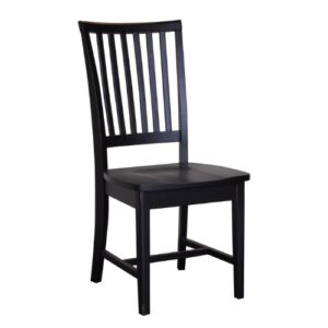 carolina classic hudson, antique black dining chair