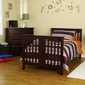 DaVinci Twin/Full Size Bed Conversion Kit (M4799) in Espresso