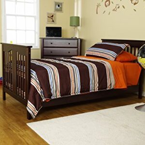 DaVinci Twin/Full Size Bed Conversion Kit (M4799) in Espresso