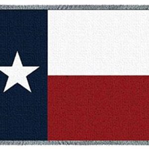 Private Label Texas State Flag Woven Jacquard Throw Blanket Afghan