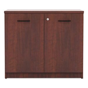 Alera alera Valencia Series Storage Cabinet, 34.13w x 22.78d x 29.5h, Mahogany