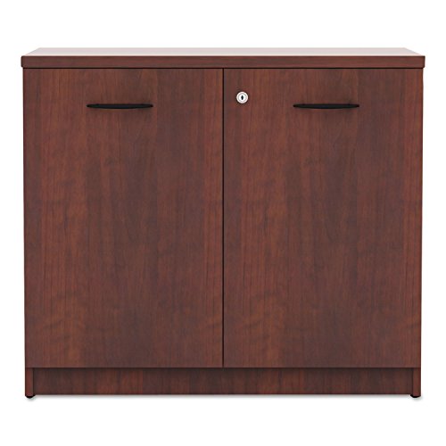 Alera alera Valencia Series Storage Cabinet, 34.13w x 22.78d x 29.5h, Mahogany