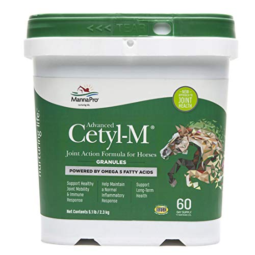 Manna Pro Cetyl-M Joint Supplement for Horses | Powered by Omega 5 Fatty Acids | 5.1 lb