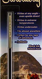 Fisher Space Pen Stowaway Space Pen with Clip, Black (SWY/C-BLACK)