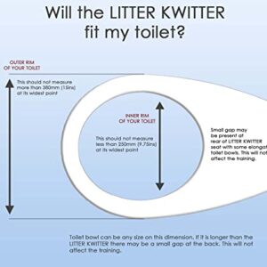 Cat Toilet Training System By Litter Kwitter - Teach Your Cat to Use the Toilet - With Instructional DVD