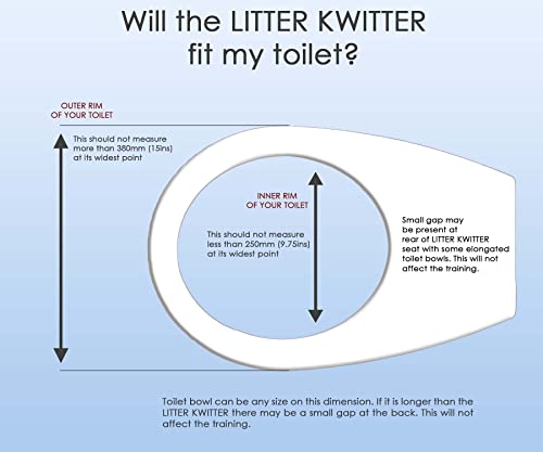 Cat Toilet Training System By Litter Kwitter - Teach Your Cat to Use the Toilet - With Instructional DVD