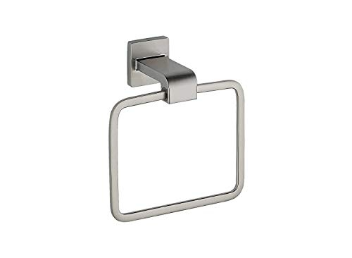 Delta Faucet 77546-SS Ara Wall Mounted Towel Ring in Stainless, Bathroom Accessories