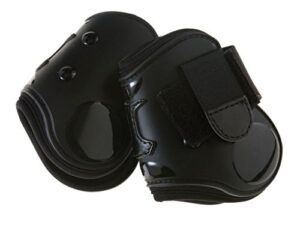 roma magnetic fetlock boots, black, full