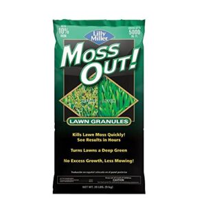 lilly miller moss out lawn granules 20lb