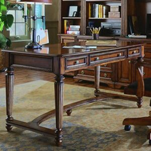 Hooker Furniture Brookhaven Leg Desk in Clear Cherry Finish