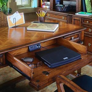 Hooker Furniture Brookhaven Leg Desk in Clear Cherry Finish