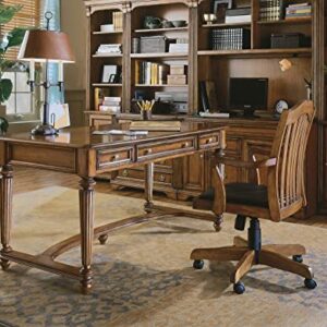 Hooker Furniture Brookhaven Leg Desk in Clear Cherry Finish