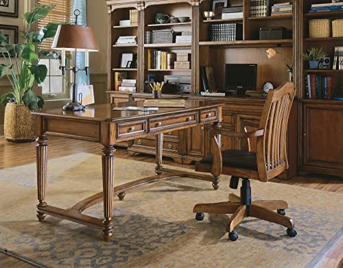 Hooker Furniture Brookhaven Leg Desk in Clear Cherry Finish