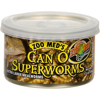 Zoo Med Can O' SuperWorms, 1.2 oz