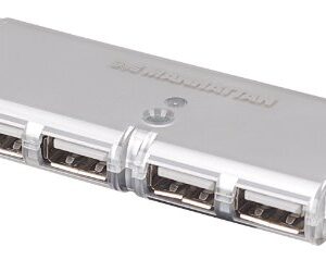 Manhattan 4-Port Hi-Speed USB Pocket Hub - Silver (160599)