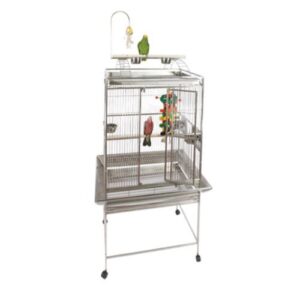 a&e cage 8003223 black play top bird cage with 5/8" bar spacing, 32" x 23"