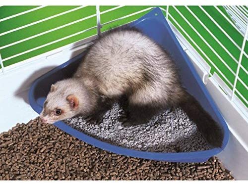 Savic Rody Toilet Corner Littler Pan for Rabbits, Ferrets and Other Small Animals (Pack of 1)