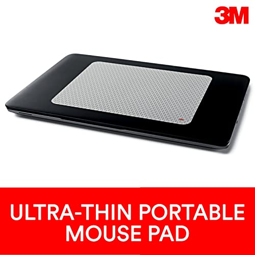 3M Precise Mouse Pad with Repositionable Adhesive Back, Enhances the Precision of Optical Mice at Fast Speeds, 8.5" x 7", Bitmap (MP200PS)