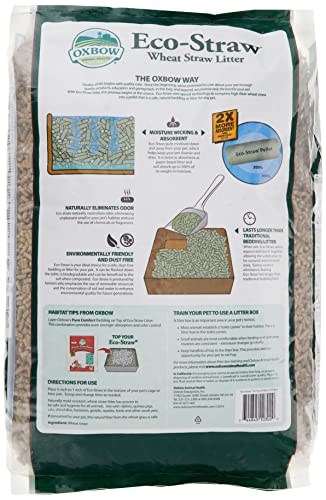 Oxbow Animal Health Eco-Straw Litter, 20 Pound Bag